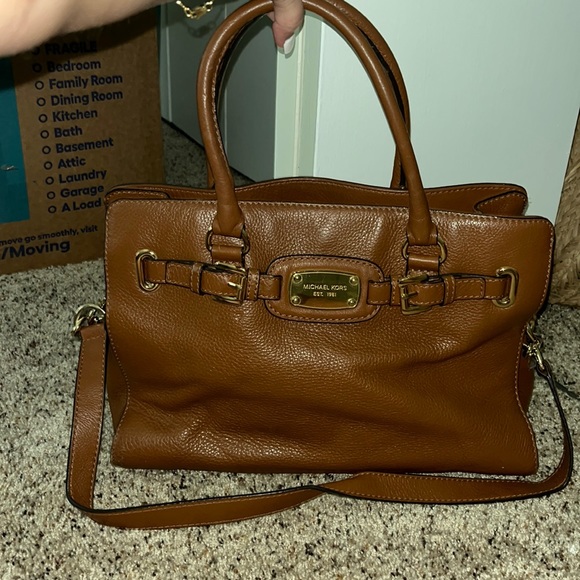 Michael Kors | Bags | Michael Kors Hamilton Large Leather | Poshmark